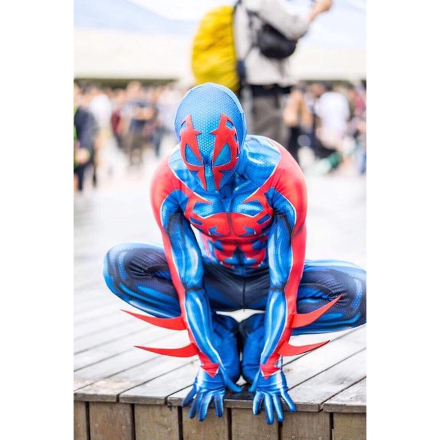 2099 Ultimate Spider-Man One-Piece Leotard Spiderman Acting Costume ...