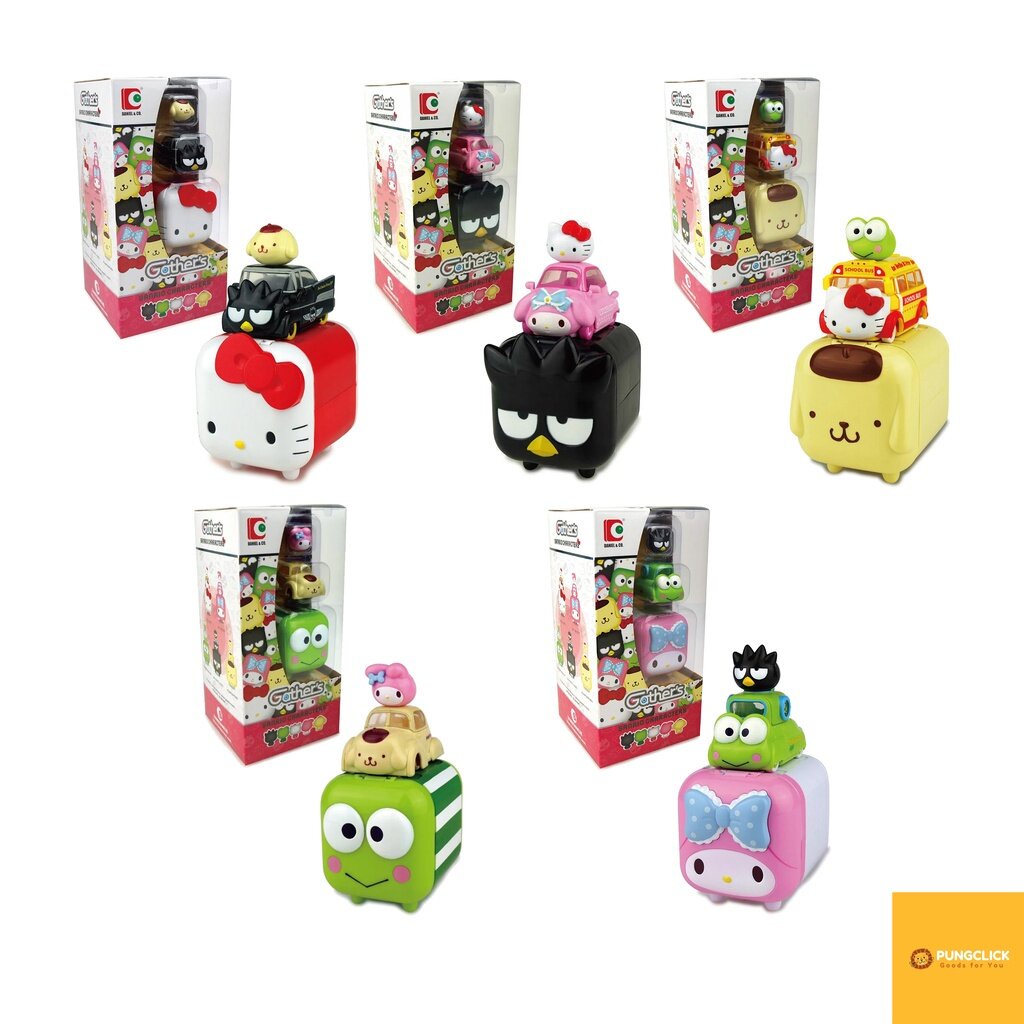 Hello Kitty and Friends Dolls and Get Car and Garage Gather's Sanrio ...