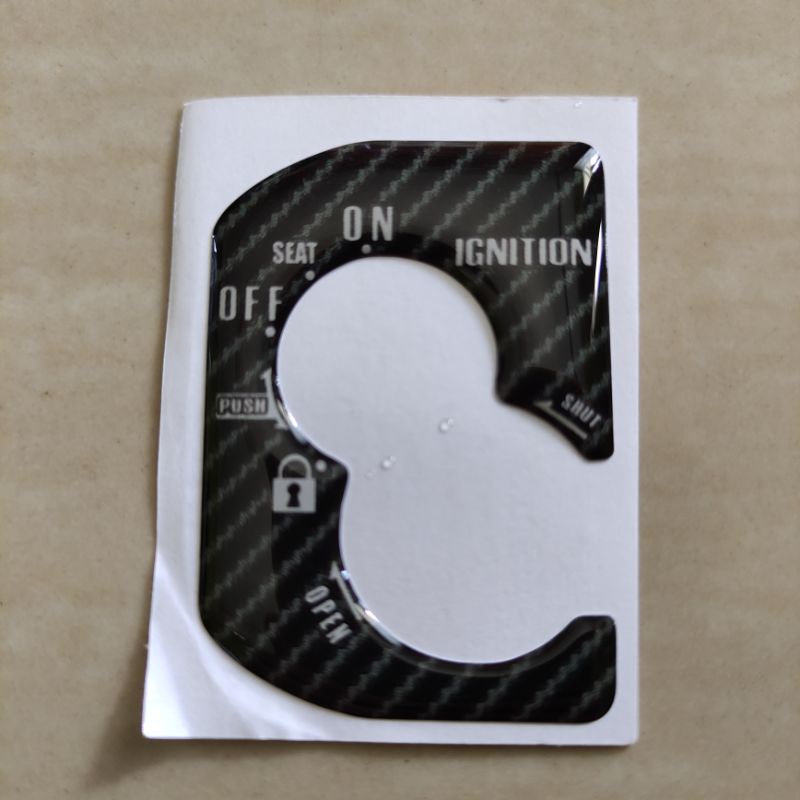 HITAM Embossed logo emblem CONTACT VARIO 125 150 2015 2016 2017 BLACK ...