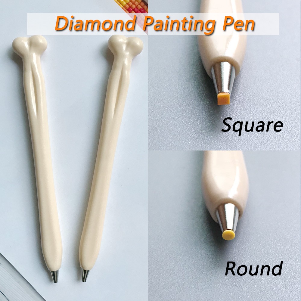 Diamond Painting Pen Round Square Tip for DIY Painting with Diamonds ...