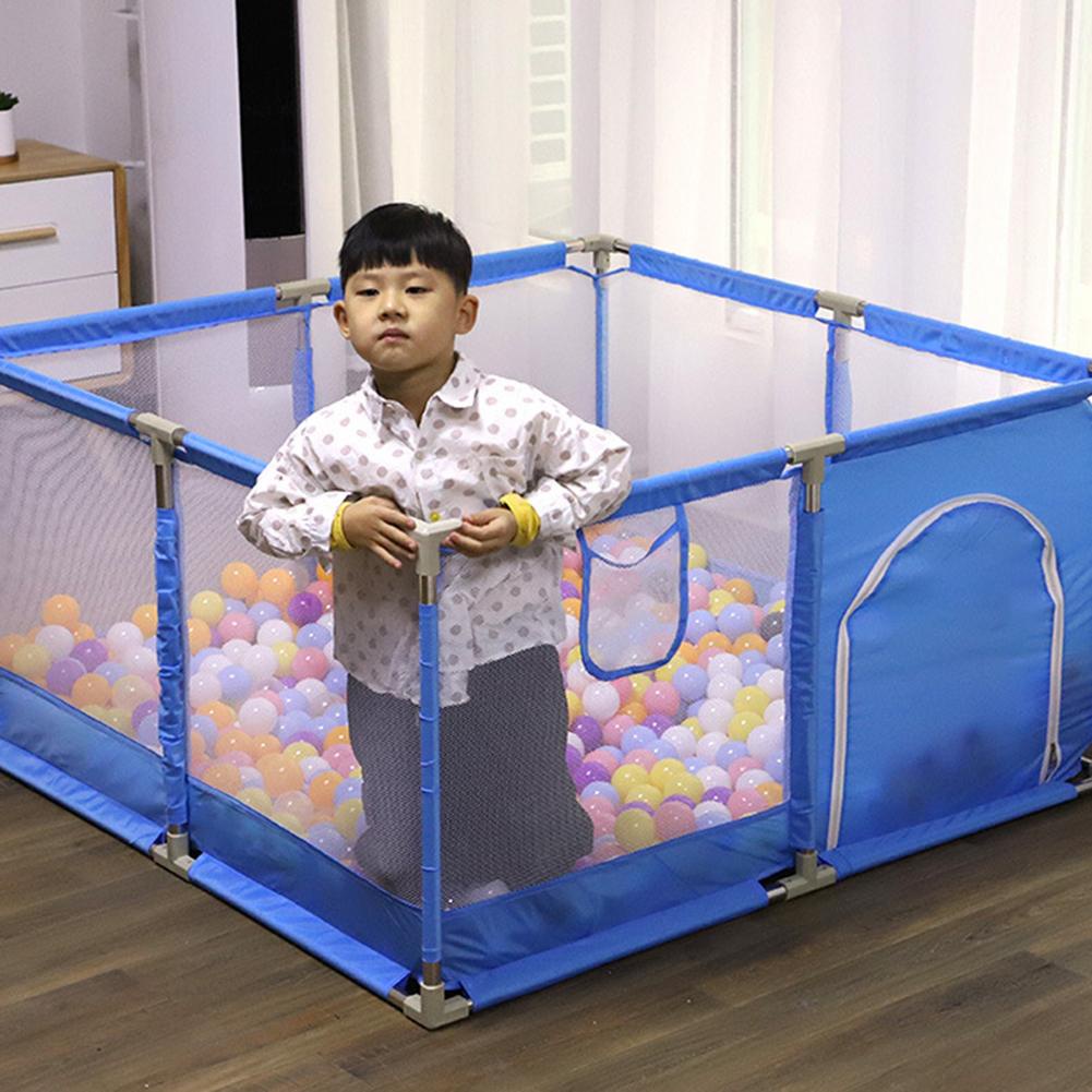 Quadrilateral game fence with basketball ring Baby toddler safety fence ...