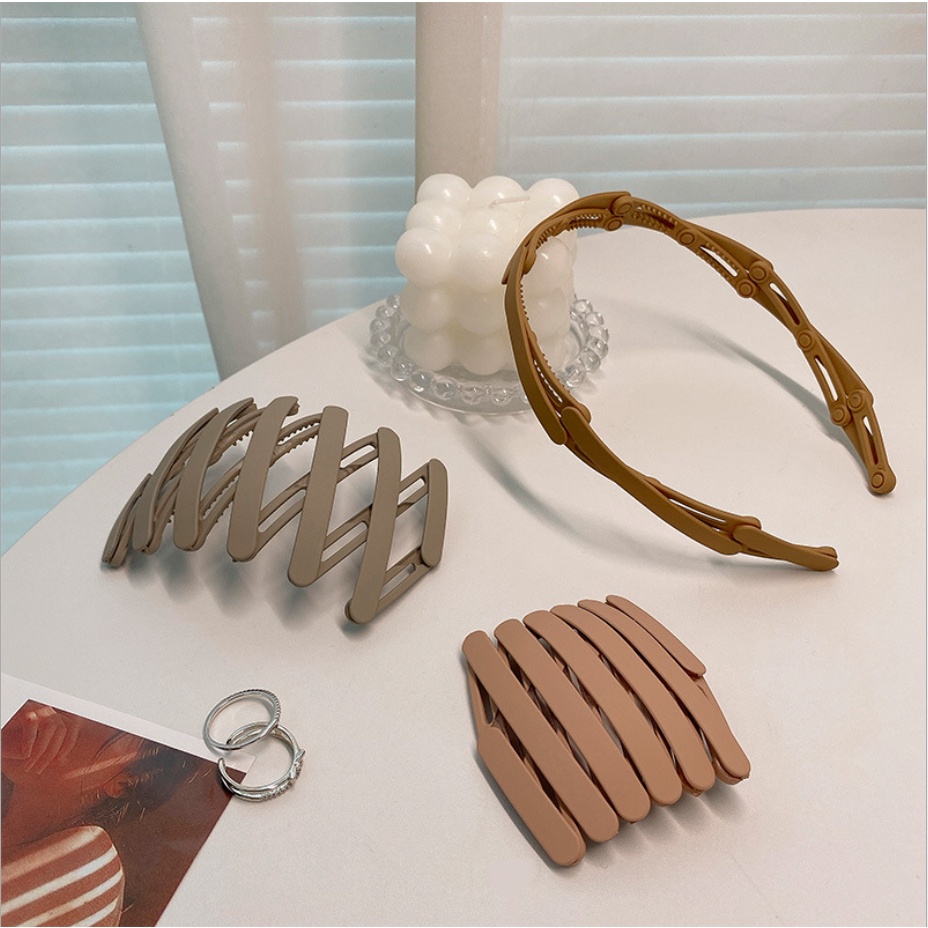 Fashion Retractable Headband Outdoor Portable Headband Korean Fashion ...