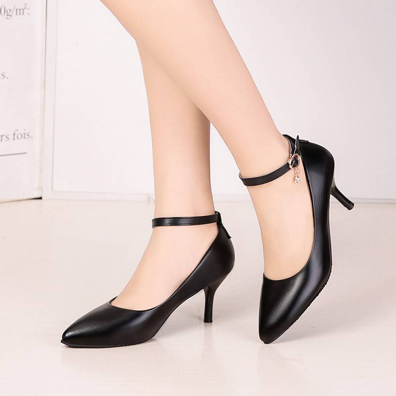 2 inches heels school shoes with heels Block Heels Professional working ...