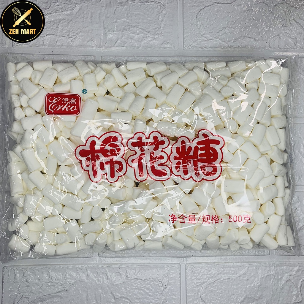 Marshmallow makes white nougat candy, white wick candy, Erko ...