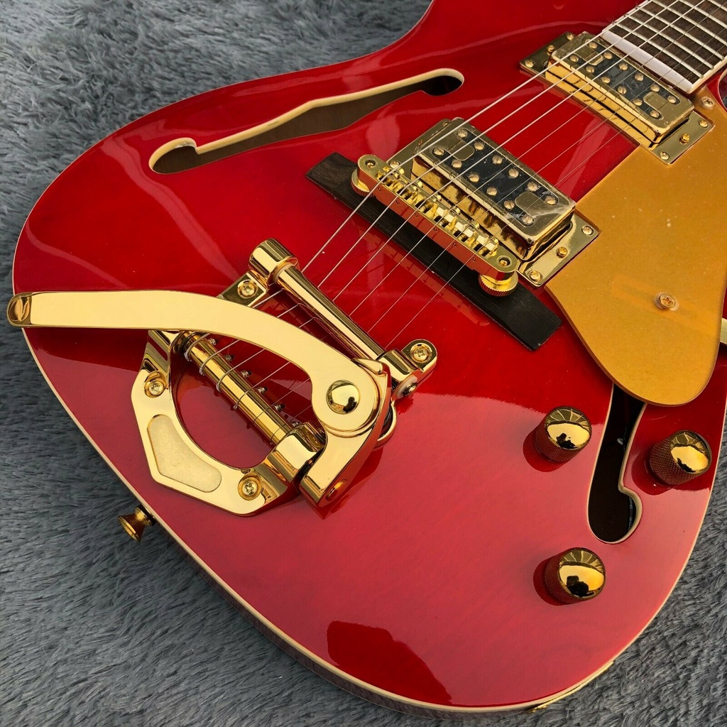 Custom Shop WhiteFender Telecaster Semi Hollow Body Electric Guitar F ...