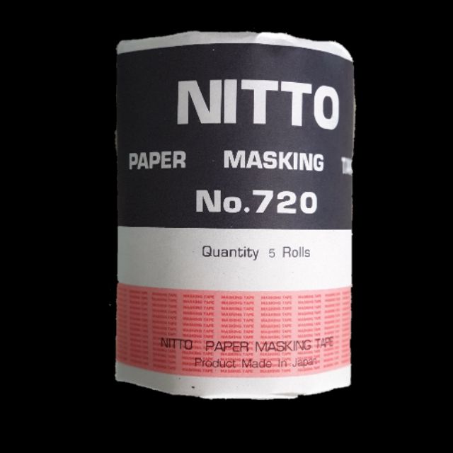 Real NITTO Adhesive Paper 1 Row (5 Rolls) | Shopee Philippines