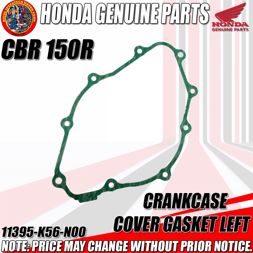 CBR 150R CRANKCASE COVER GASKET LEFT (HPI) (GENUINE: 11395-K56-N00 ...