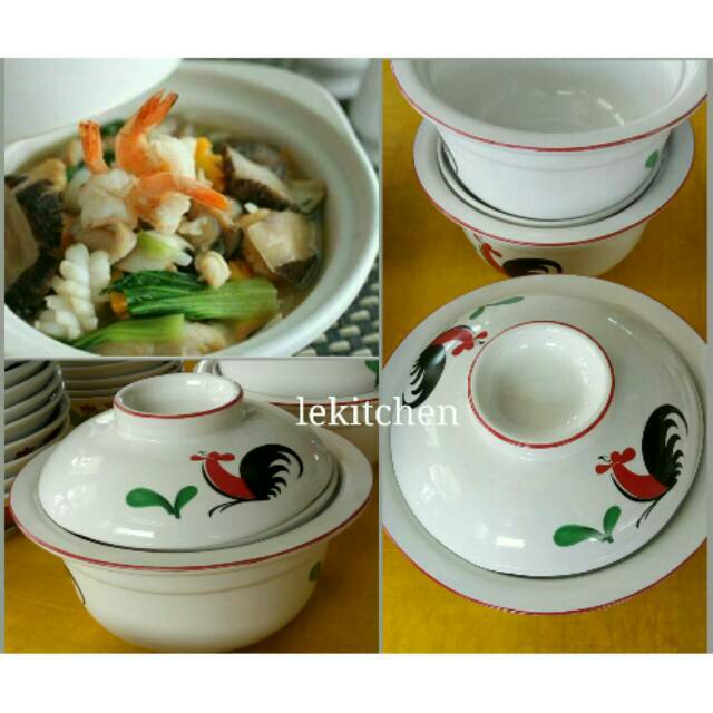 Sapo Bowl To Know Jago Chicken Motif | Shopee Philippines