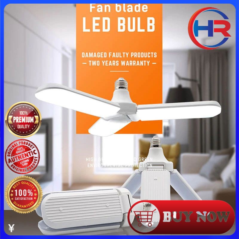 LED folding light creative trefoil light bulb | Shopee Philippines