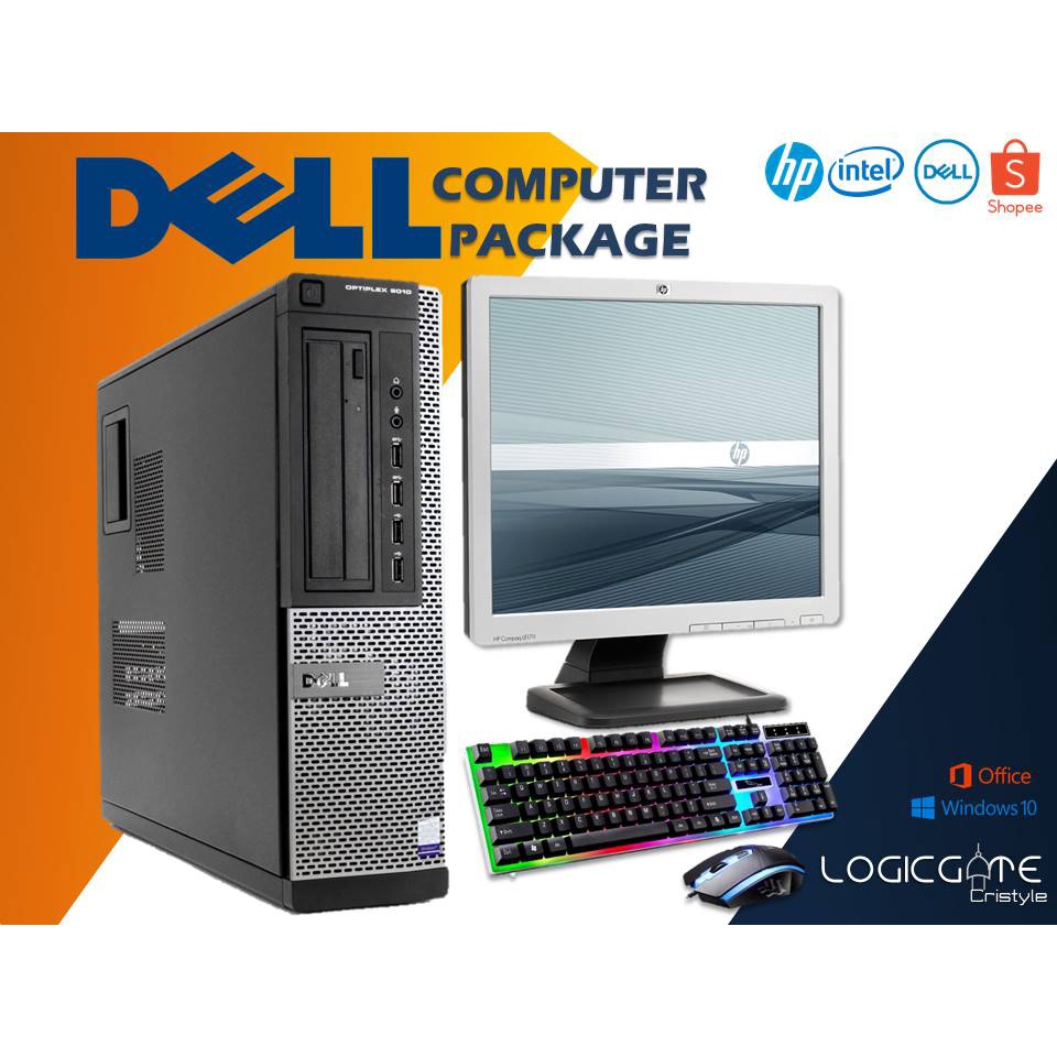 Computer Package Dell Optiplex SFF i3 3220 3.2ghz/4g DDR3/ 320G HDD HP ...