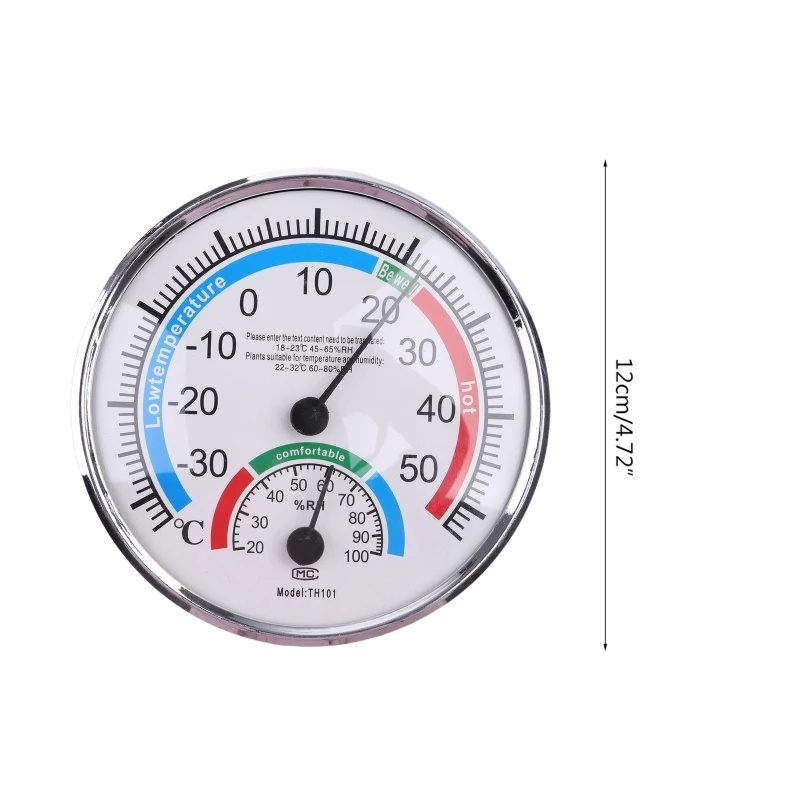 KIPRUN Thermometer Hygrometer 2 in 1 Temperature Analog Humidity ...