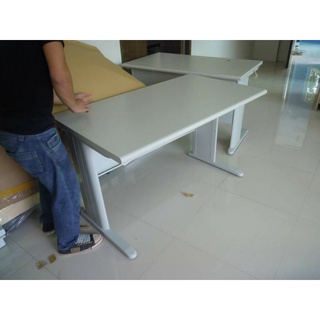 Light Gray Office Table, High-End Working Desk, Freestanding Table ...