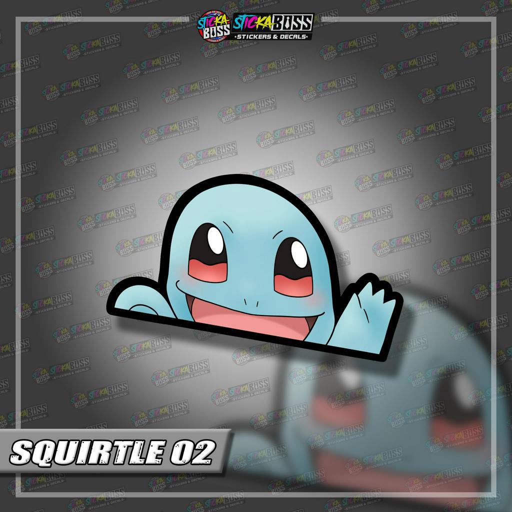 POKEMON | ANIME PEEKER STICKER【VINYL PRINTED】( LAMINATED / WATERPROOF ...