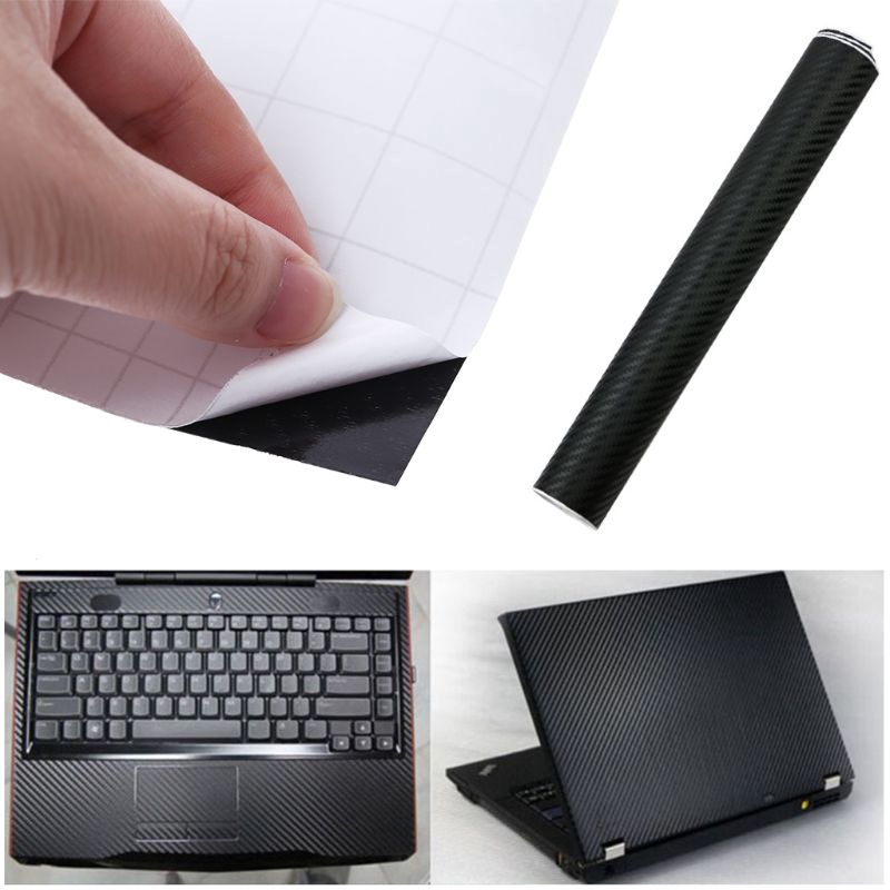 3D Carbon Fibre Skin Decal Wrap Sticker Case Cover For 17\" PC Laptop ...