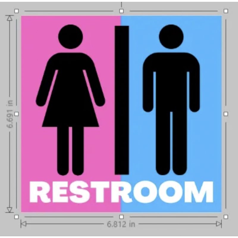 COMFORT ROOM SIGNAGE | Shopee Philippines