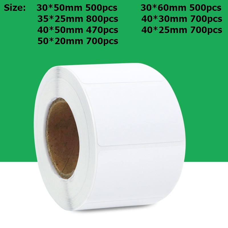 Many size Waterproof Thermal Barcode Label Sticker | Shopee Philippines