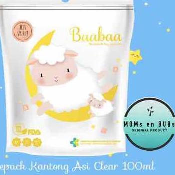 Baabaa ASI Bags 100ML Value Pack BREASTMILK STORAGE 100 ml / Baabaa ...