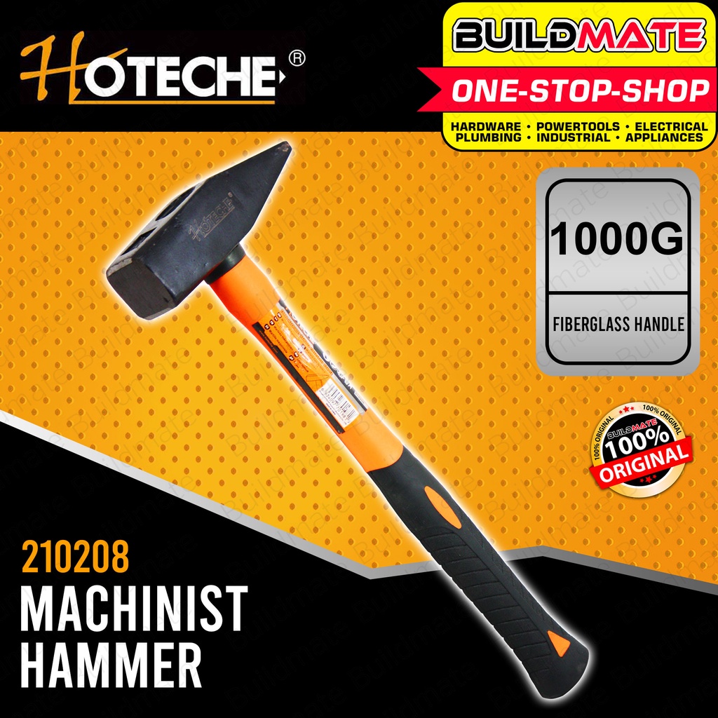 Hoteche 1000g Machinist Hammer Fiberglass Handle HTC-210208 100% ...
