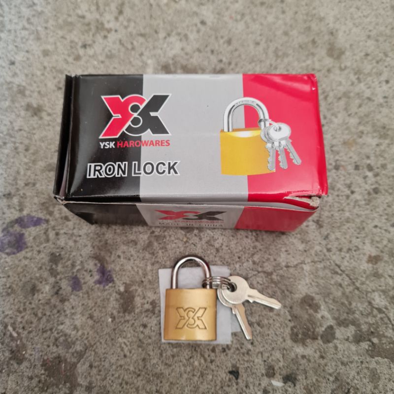 Yellow Padlock "RRT" 25mm / Padlock SUITcase BAG LOCER CLOSET DRAWER ...