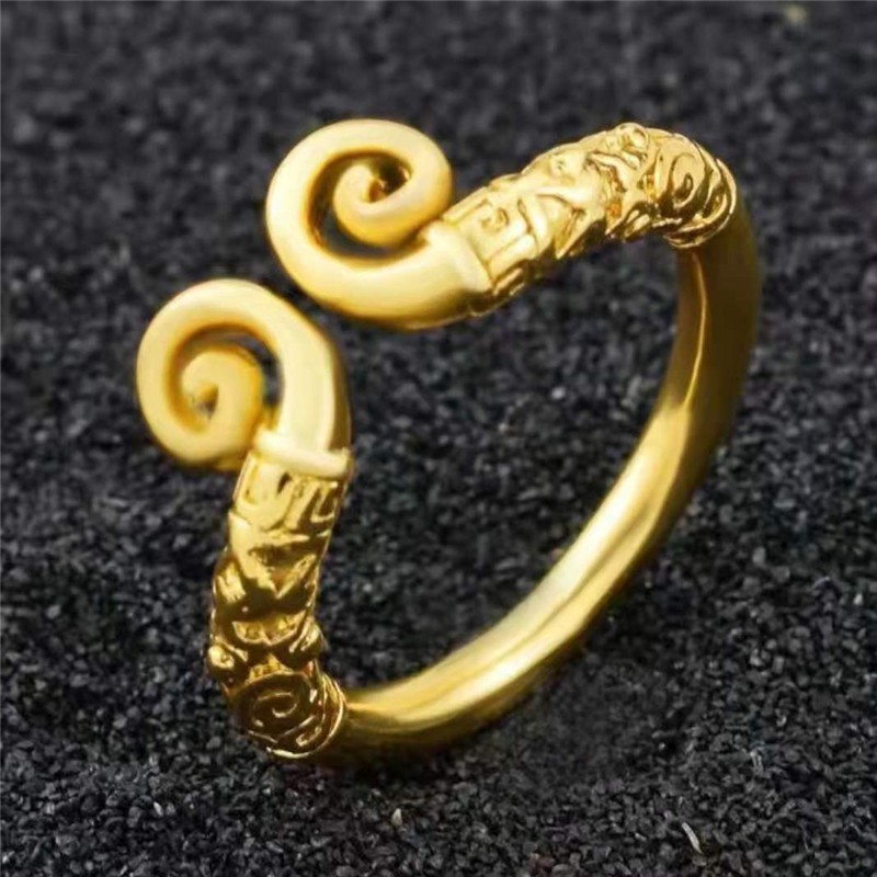 Hoop Curse Sun Wukong Gold-banded Stick Ring Couple Monkey King Opening ...