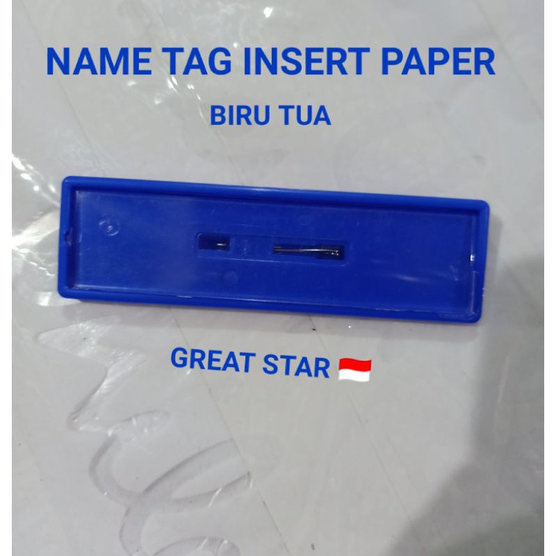 Name TAG INSERT PAPER Safety Pins (PCS/Retail) | Shopee Philippines