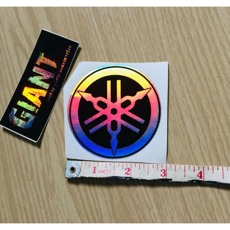 Yamaha logo sticker hologram waterproof quality(SOLD PER PCS) | Shopee ...