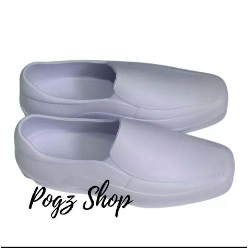 W2 Quality School Splasher Lightweight White Shoes Black Shoes for ...