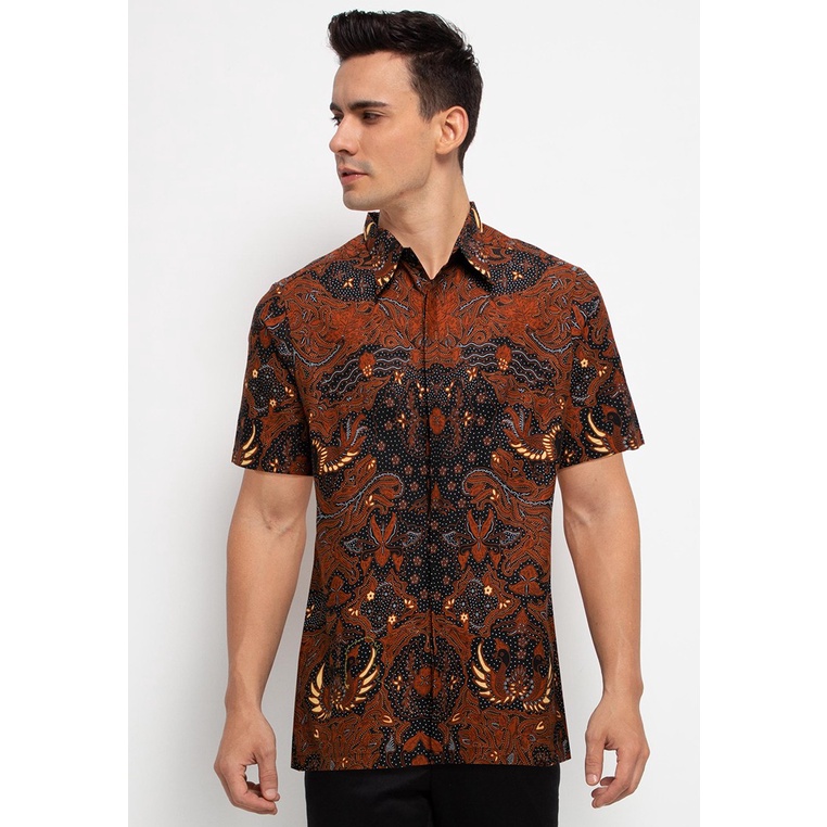 ARJUNA WEDA Men's Batik Hem Nitik Mahkota Raja | Shopee Philippines