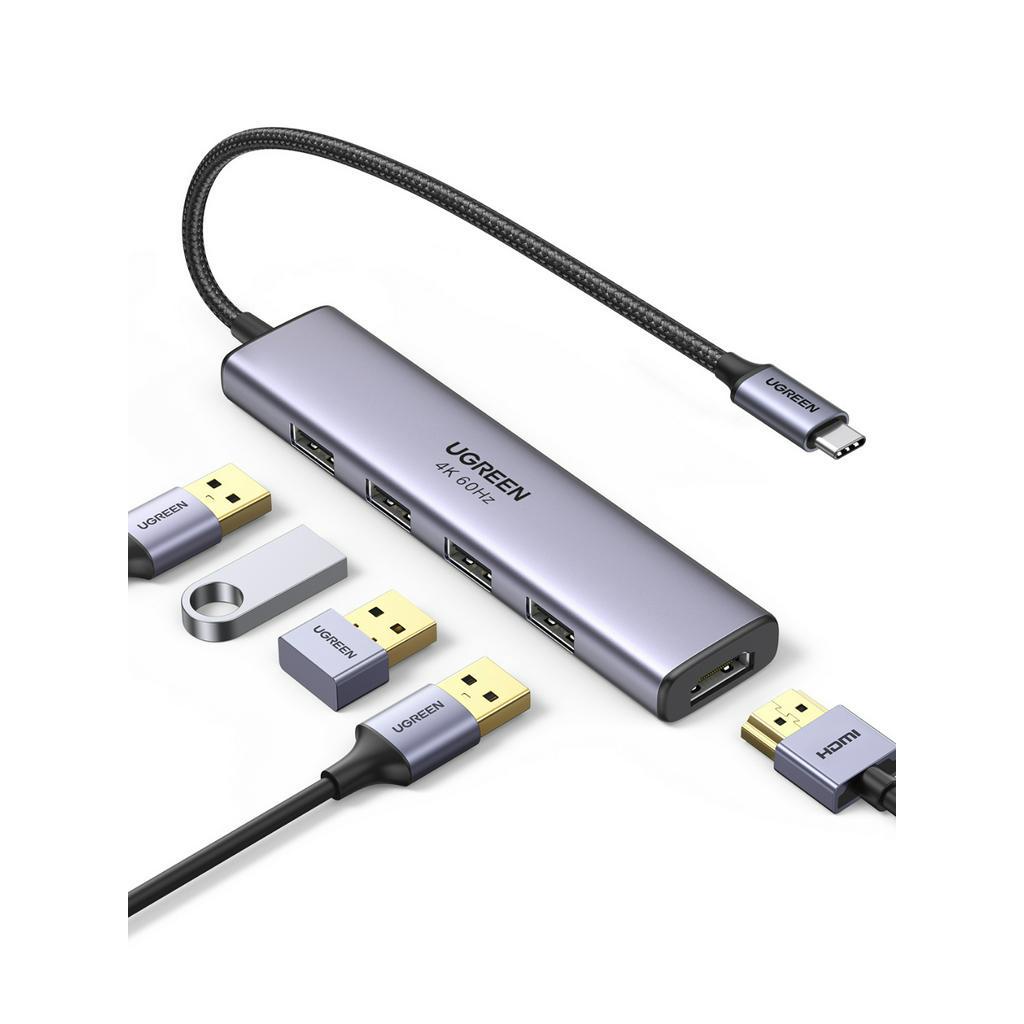 UGREEN USB C Hub 4K 60Hz HDMI Ethernet USB 3.0 Port PD 100W TF SD Card ...