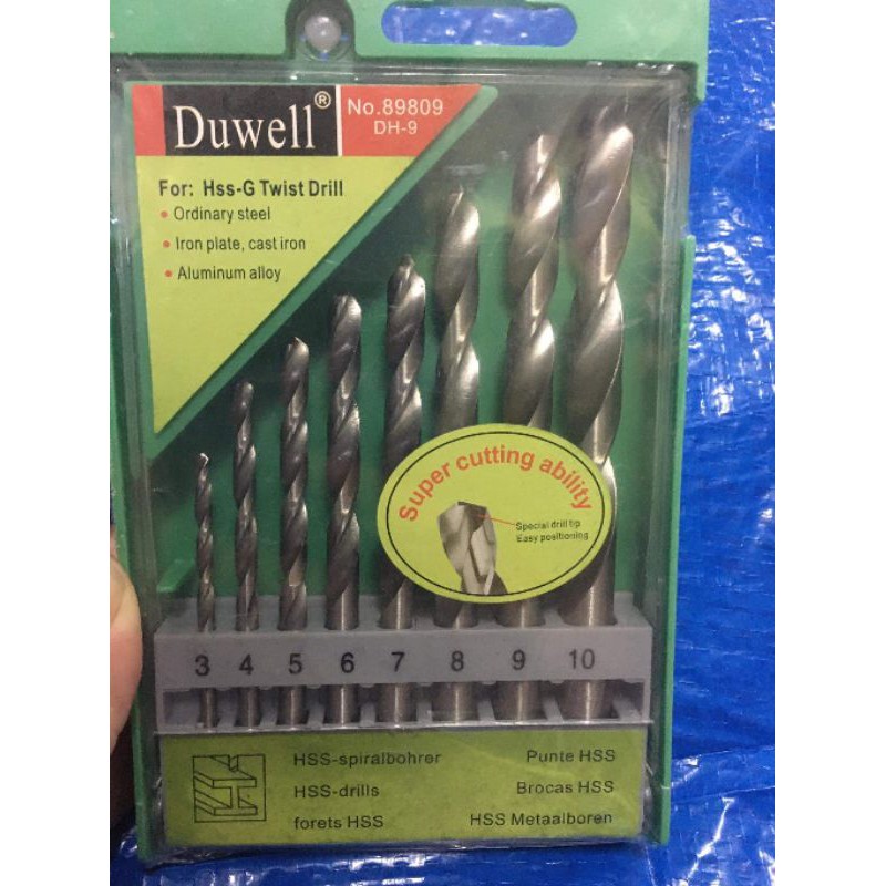 duwell High quality drill bits set (talim ng barena) (8pcs) for ...