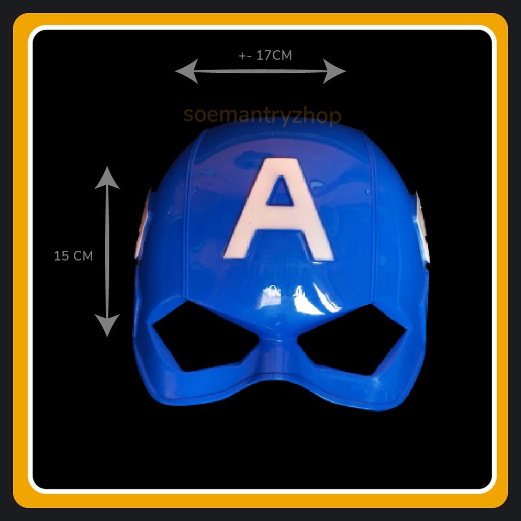 Captain America Mask Children's Toy Superhero freefair ff marvel prank ...