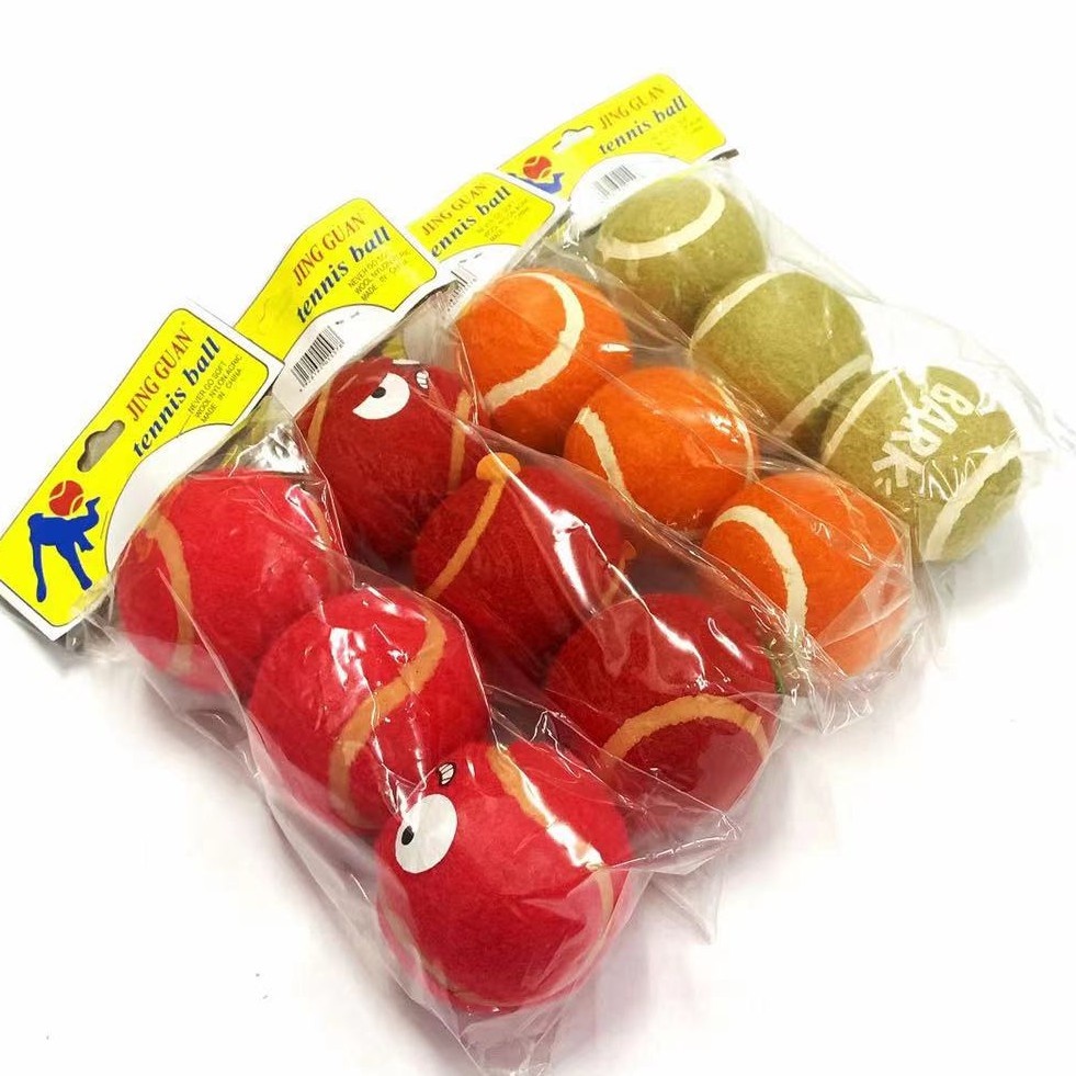 3pcs Rubber Tennis Ball Assorted | Shopee Philippines