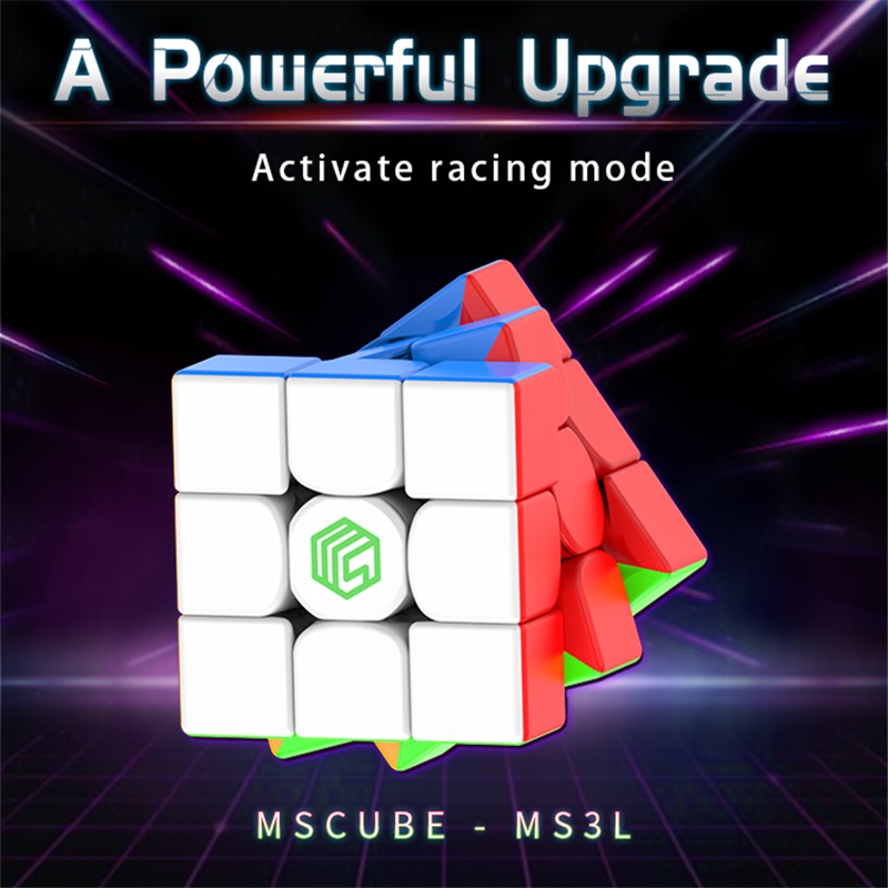Mscube MS3L 3x3x3 Magnetic Magic Rubik's Cube Stickerless Professional ...