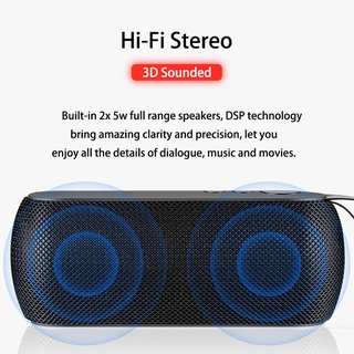 SPRISE Bass Stereo Portable Mini Bluetooth Speaker Wireless, USB ...
