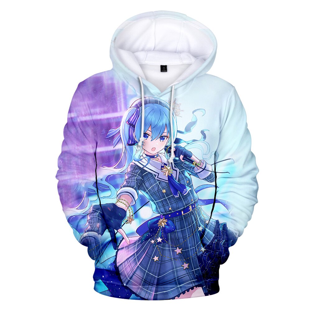 Sportswear Hololive Vtuber Hosimati Suisei Hoodie Kawaii Wo 2023 New ...