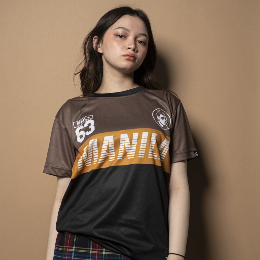 TEAM MANILA TRAILS JERSEY TSHIRT BROWN | Shopee Philippines
