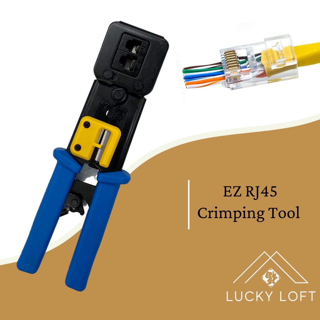 EZ RJ45 Crimping Tool , Crimping tool for Passthrough/ Passthru RJ45 ...