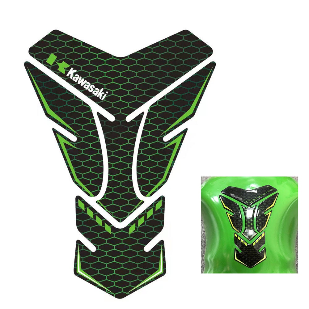 3M Motorcycle Fuel Tank Pad Stickers Carbon Fiber Gas Cap Protector ...