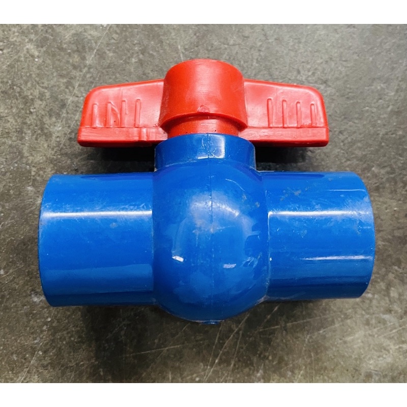 (original plastic) PVC blue ball valve plain 1/2 3/4 1” 11/4”11/2”2 ...