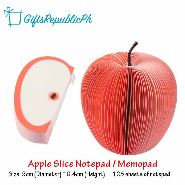 Cute Apple Slice Notepad Memopad | Shopee Philippines