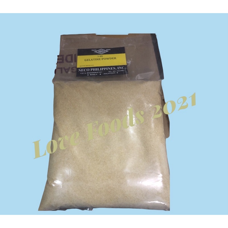 GELATINE POWDER 1kg | 1kilo (Food Grade) | Shopee Philippines