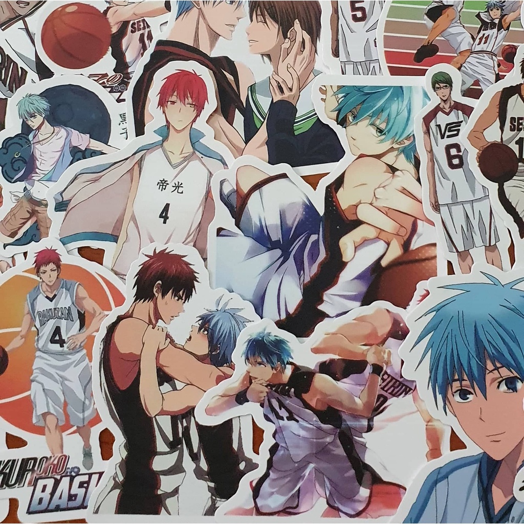 Cute Kuroko No Basket anime stickers for notebooks, laptop stickers ...