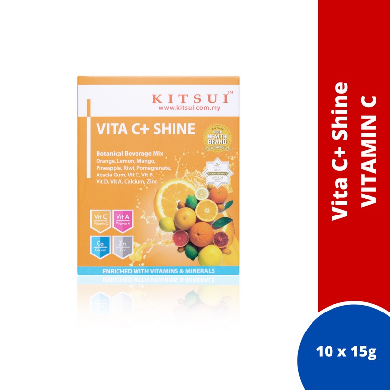 KITSUI Vita C + Shine 10 x 15g | Shopee Philippines