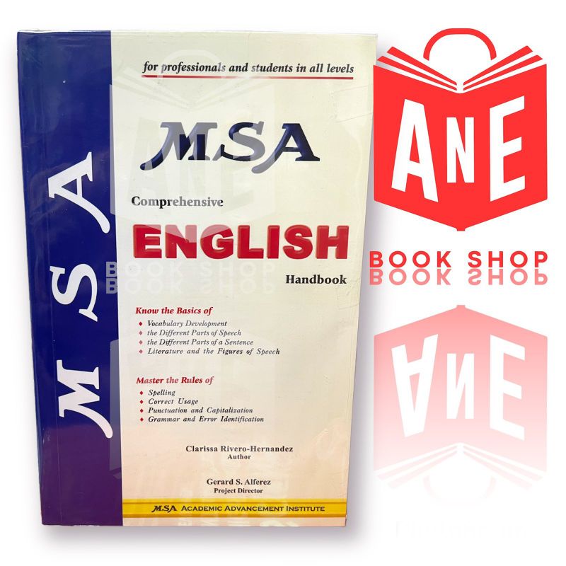 AUTHENTIC MSA Comprehensive English Handbook Reviewer by Clarissa ...