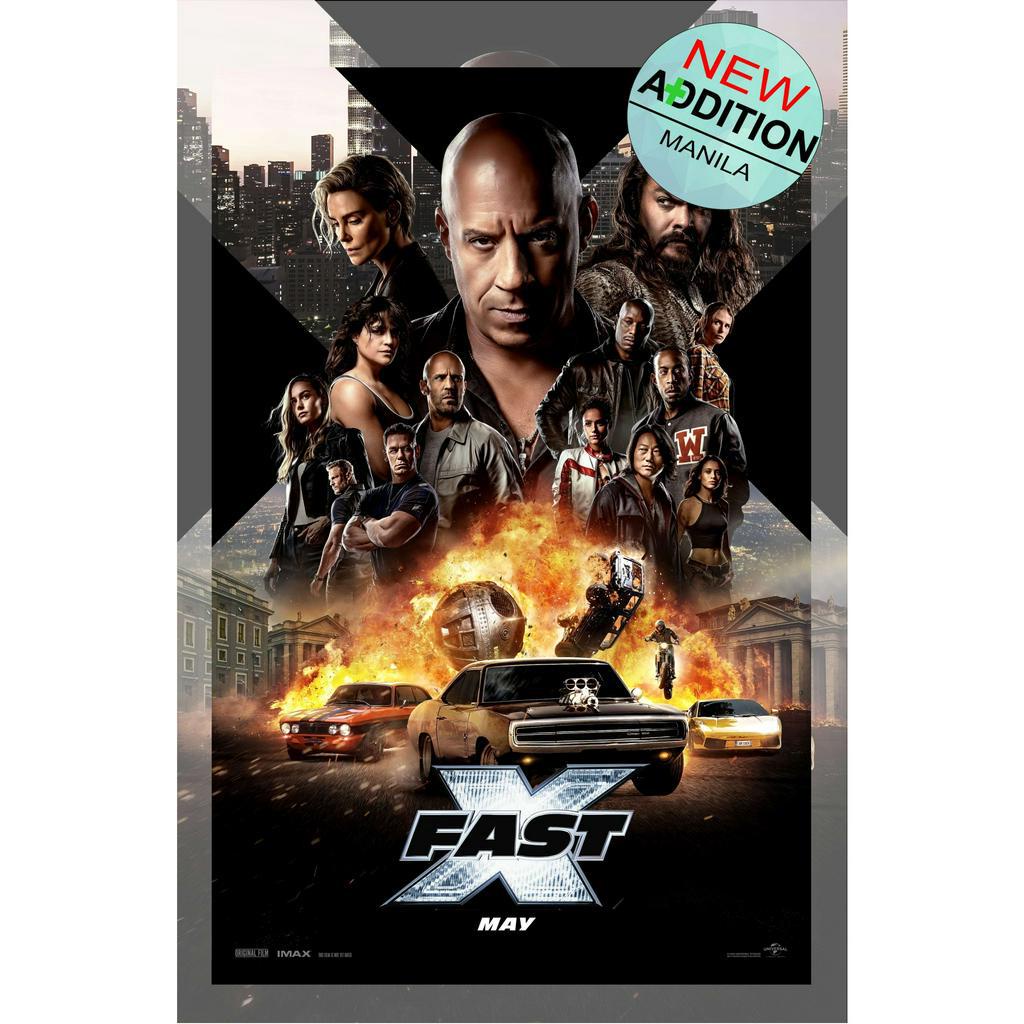 FFX Fast and Furious 10 Large Poster | Shopee Philippines