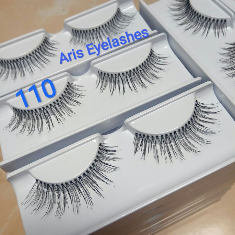 Natural MEDIUM Eyelashes 110 29000 Per Box (12Pcs) | Shopee Philippines