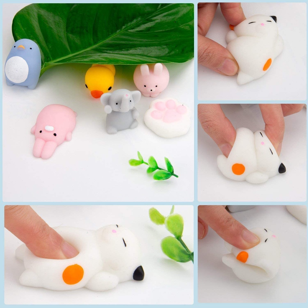 Fidget Cute Cartoon Animal Squishy Squish Mochi Soft Toy for Kids ...