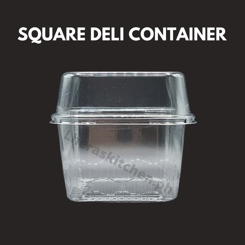 [20pcs] Square Deli Container for Desserts | Shopee Philippines