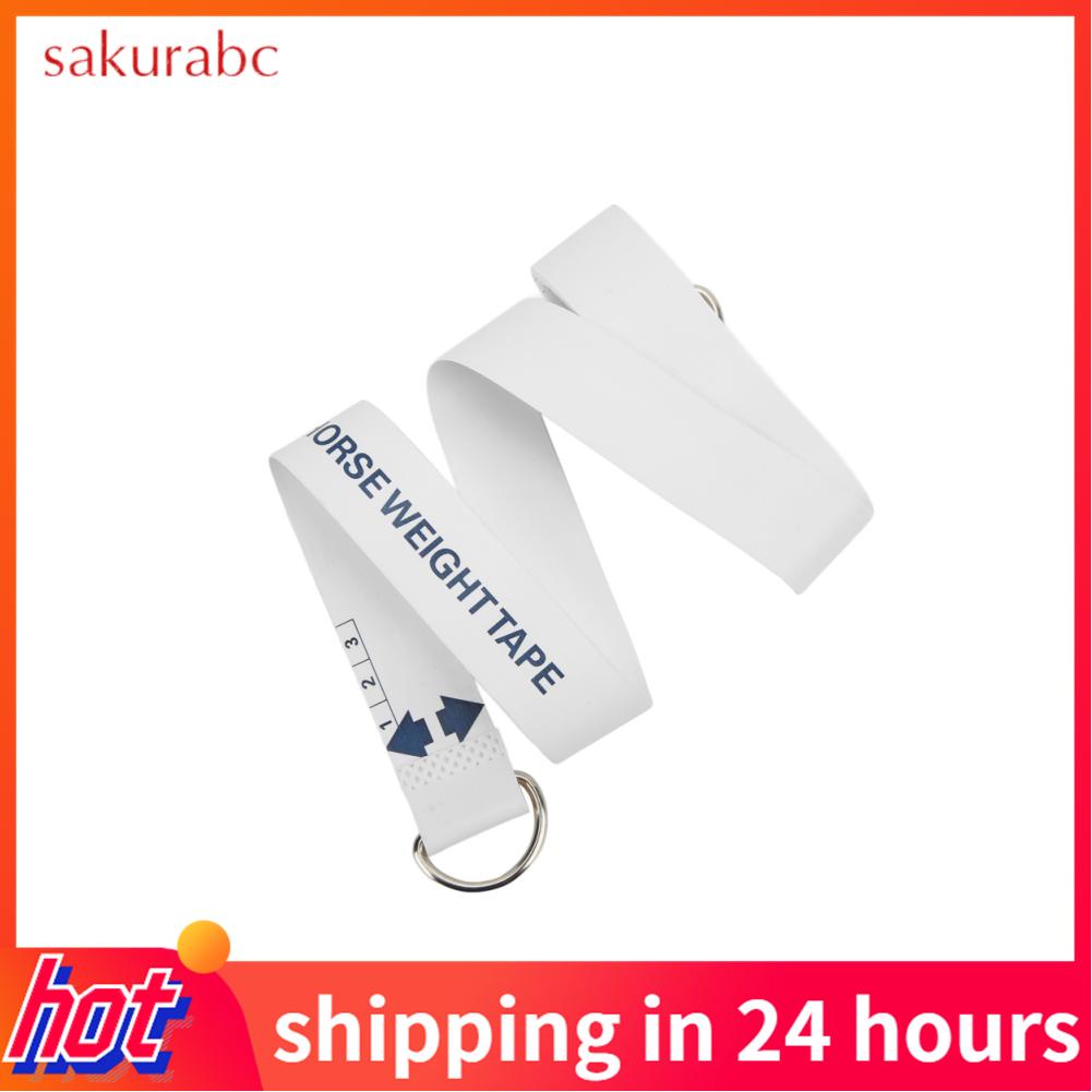 Sakurabc Livestock Horse Weigh Measure Tape Band Height & Weight ...