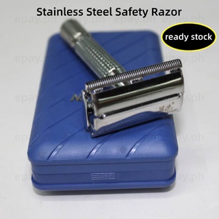 Manual Shaver For Men, Classic Stainless Steel Safety Razor Shaver With ...
